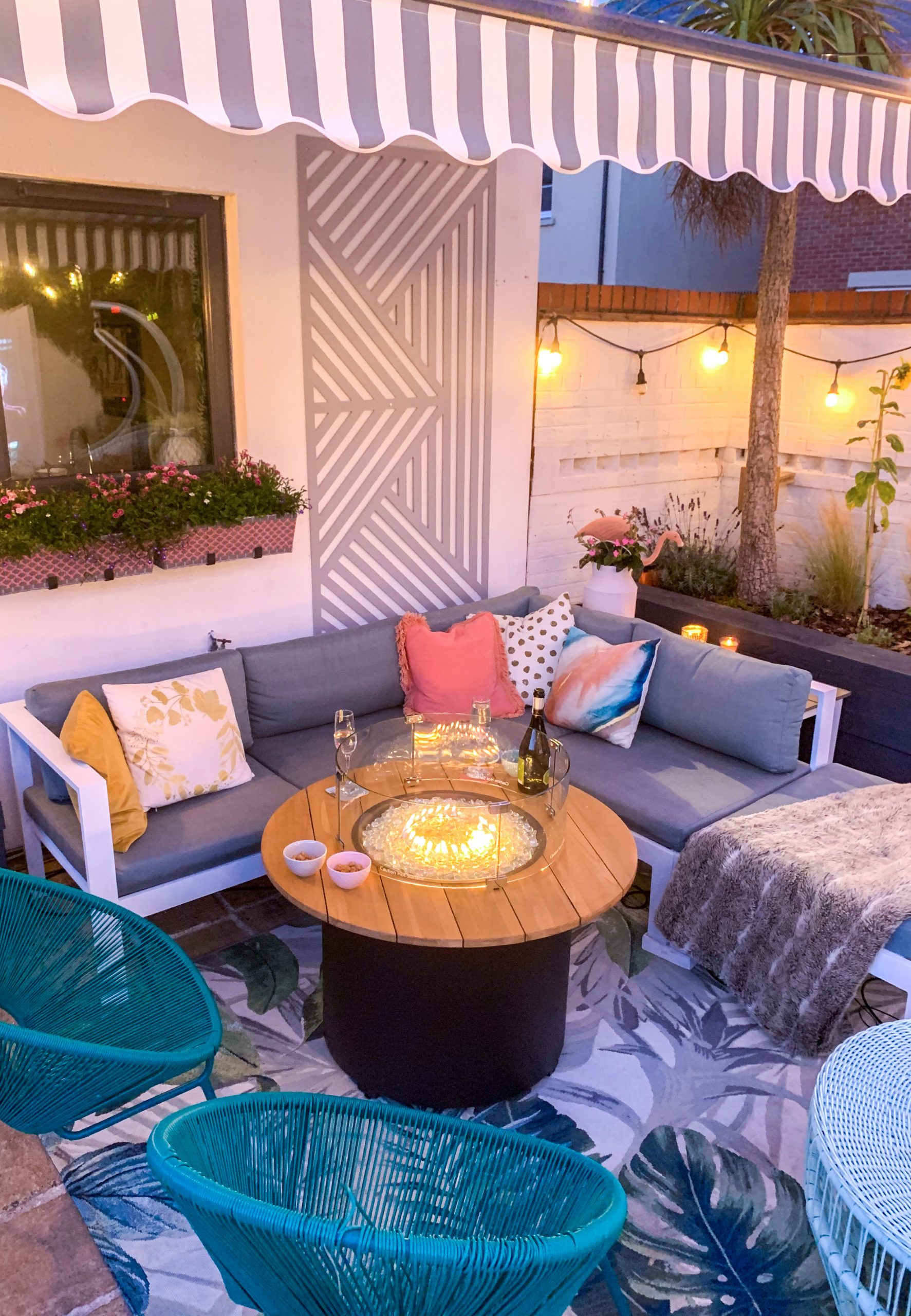 GARDEN MAKEOVER WITH OUTBACK GAS FIRE PIT – OH SO KEL